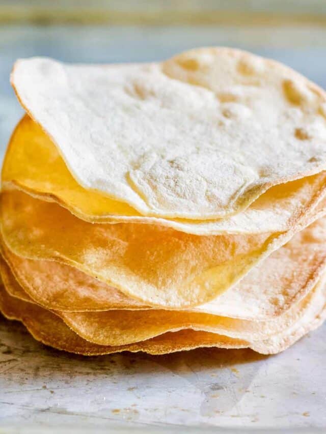 How to Make Homemade Tostada Shells (air fryer or oven baked without ...