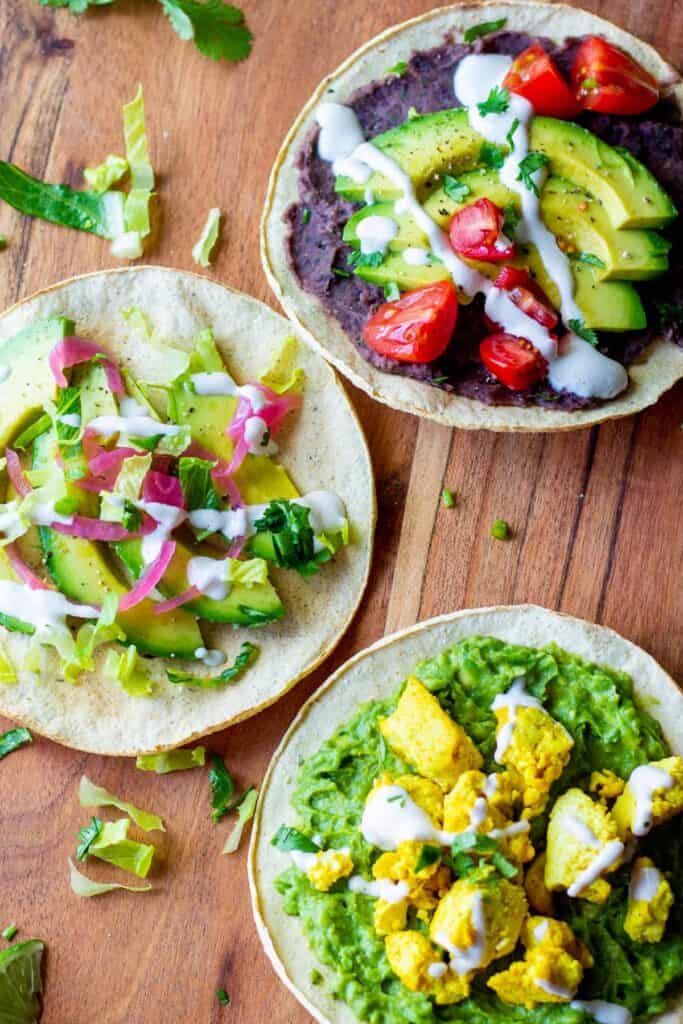 Easy Avocado Tostadas - Very Veganish
