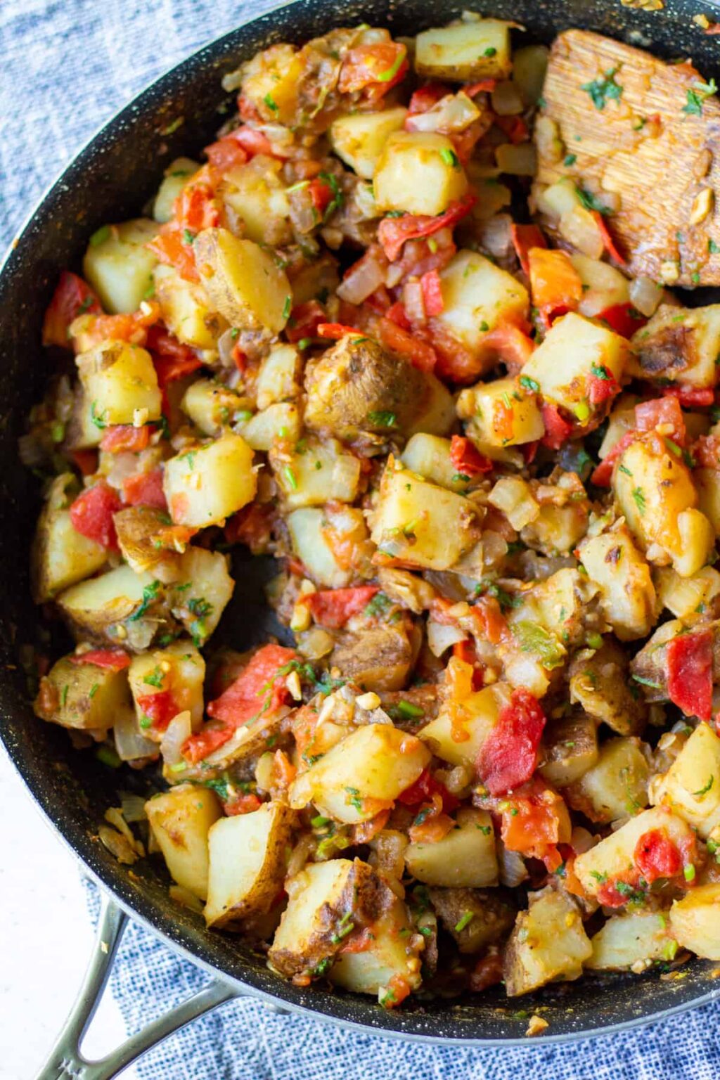 Papas a la Mexicana (oil-free Mexican-style breakfast potatoes) - Very ...