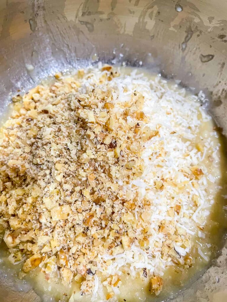 3-Ingredient Banana Coconut Walnut Cookies - Very Veganish