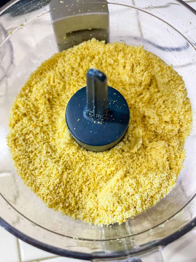 Easy Vegan Parmesan Cheese Substitute with Almond Flour - Very Veganish