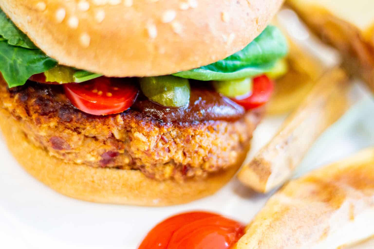 BBQ Kidney Bean Burgers (vegan) - Very Veganish
