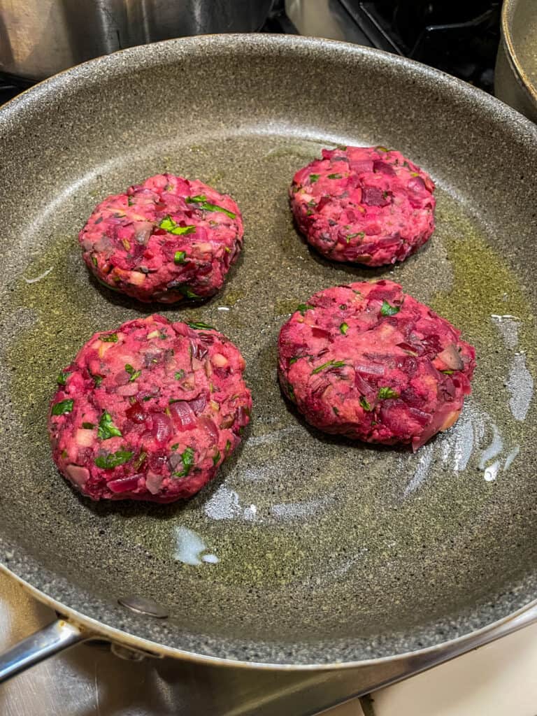 Vegan Beet Burger (James May Oh Cook! Copycat Recipe) - Very Veganish