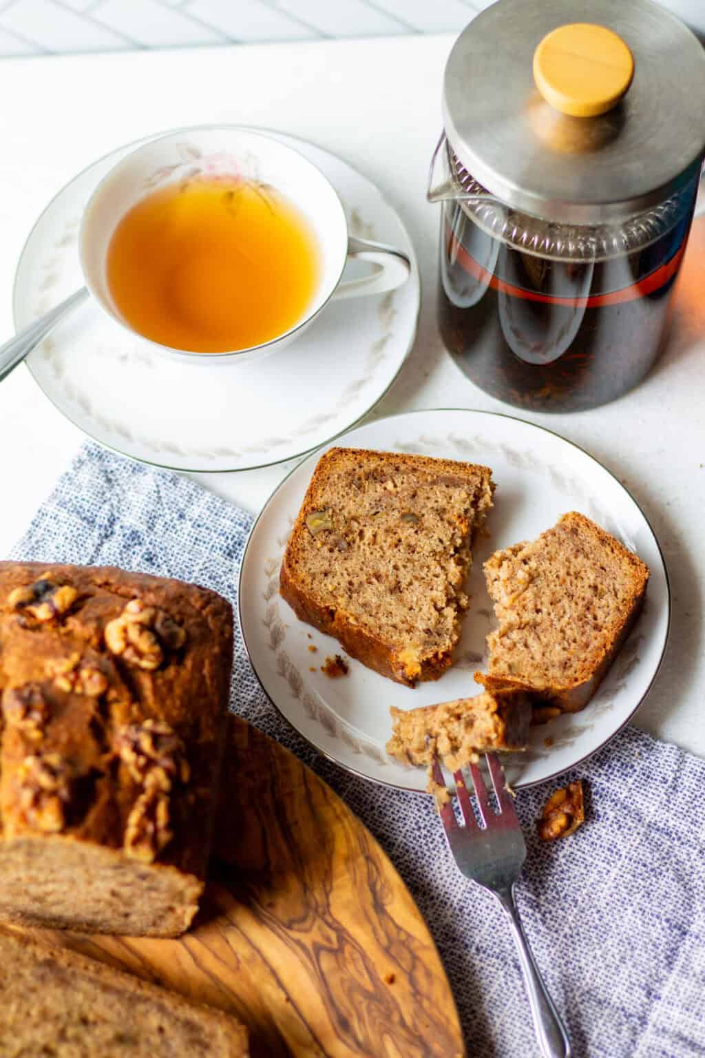 Banana Nut Bread (vegan, eggless, oil-free) - Very Veganish