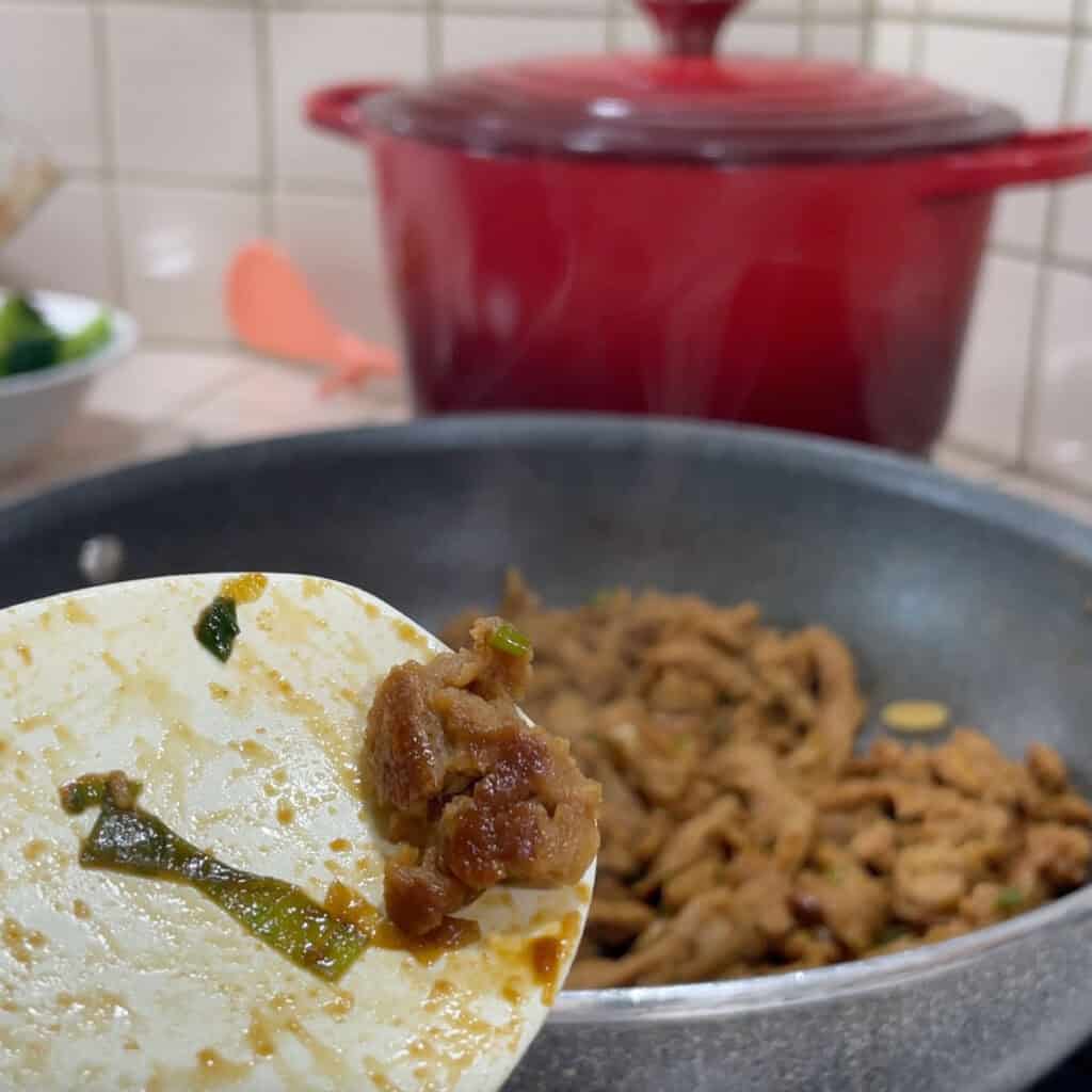 Soy Curl Beef and Broccoli (mostly oil-free) - Very Veganish